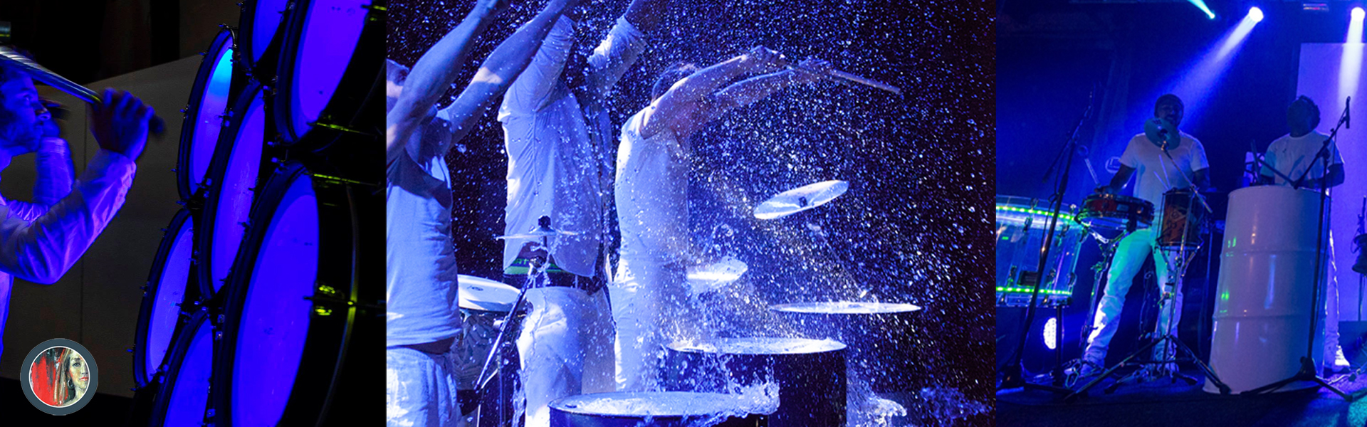 Percussie act LED olievaten DrumBoost (+ water), klikobakken