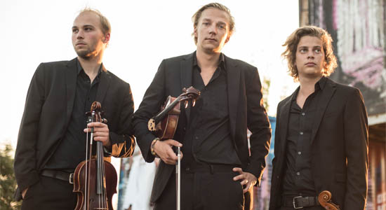 String trio 3Violas - 3 young viola players with contemporary music