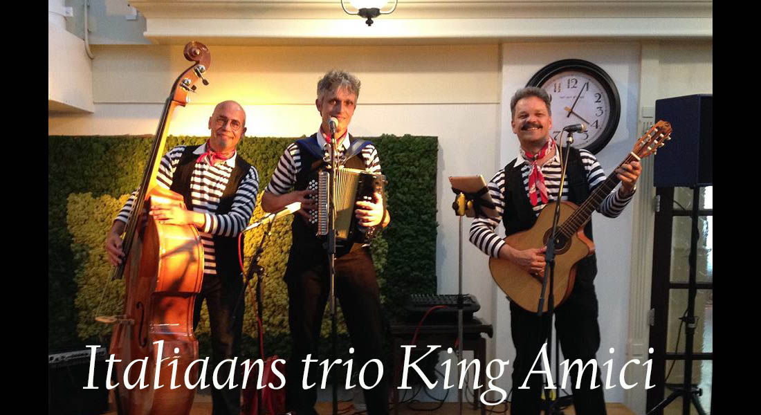Italiaans duo / trio King Amici - akoestisch, rondlopend, ook wereldmuziek